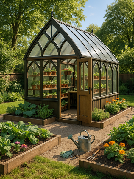 Gothic Arch Greenhouse - Greenhouse-Guide