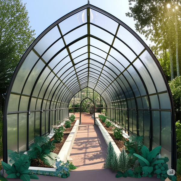 Gothic Arch Greenhouse - Greenhouse-Guide