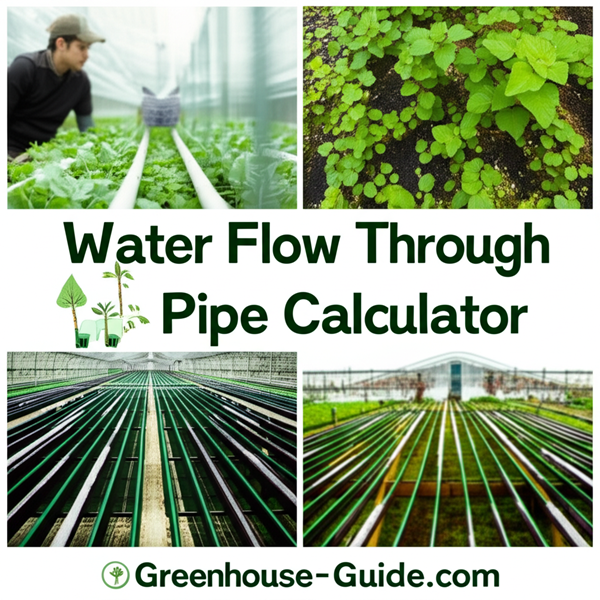 Water Flow Through Pipe Calculator - Greenhouse-Guide