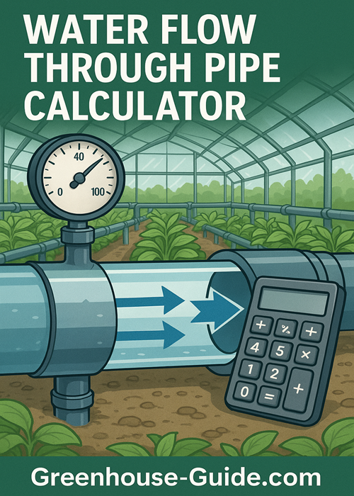 Water Flow Through Pipe Calculator - Greenhouse-Guide